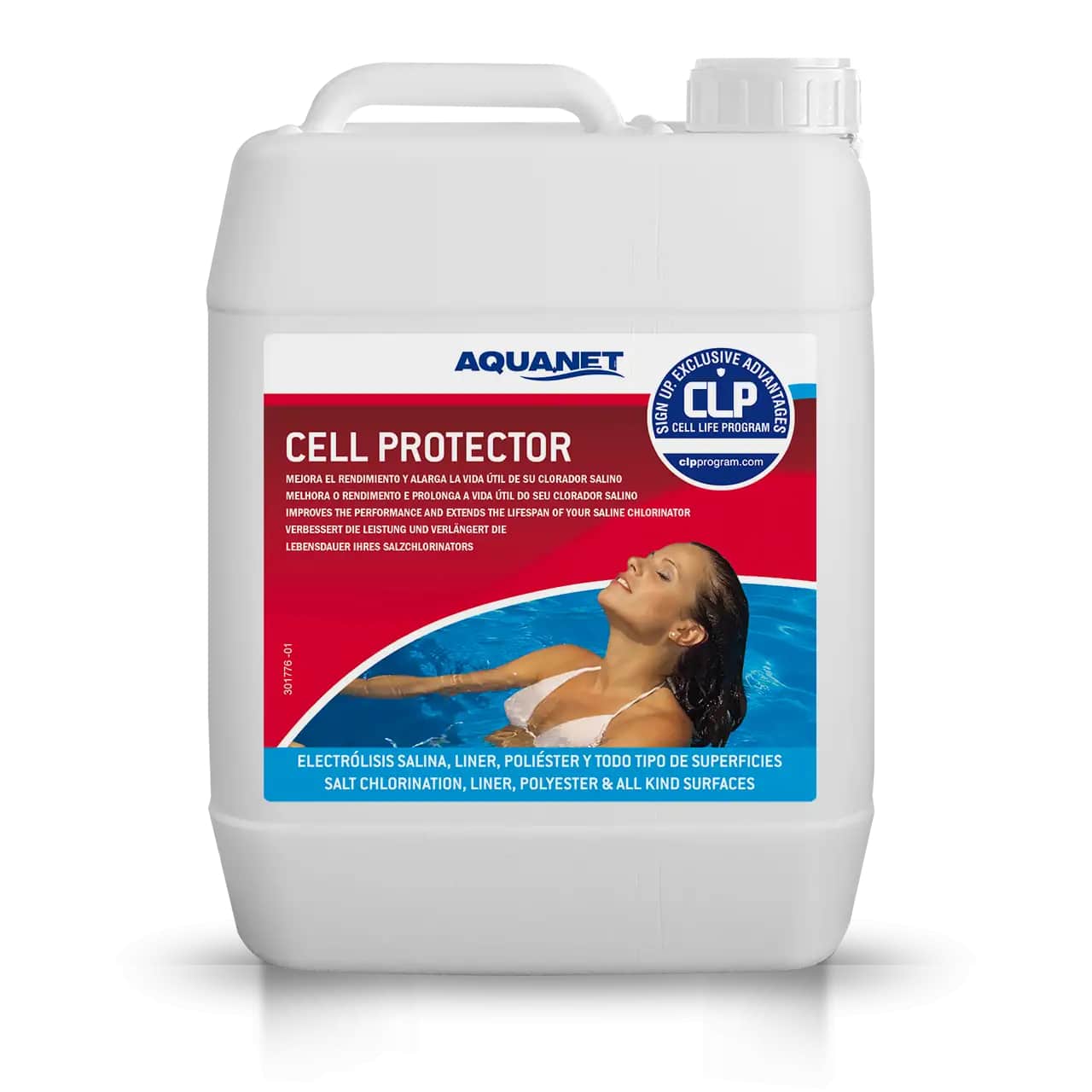 Protector de células de clorador salino. (bote de 5 litros) - SafePool365